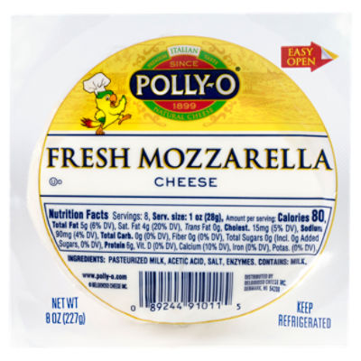 Polly-O Fresh Mozzarella Cheese, 8 oz - ShopRite
