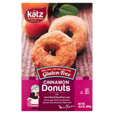 Katz Gluten Free Cinnamon Donuts, 10.5 oz - ShopRite