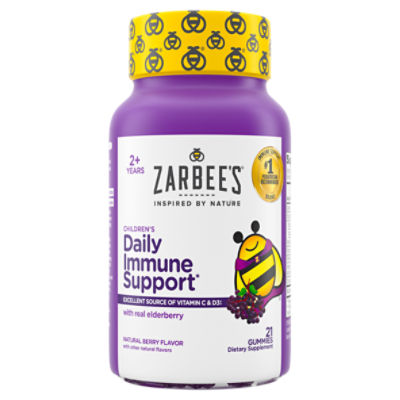 Zarbee's Naturals Children's Elderberry Dietary Supplement, For Ages 2 ...