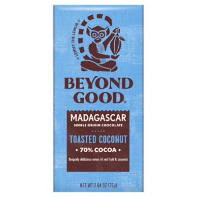 Beyond Good Toasted Coconut Madagascar Single Origin , Chocolate