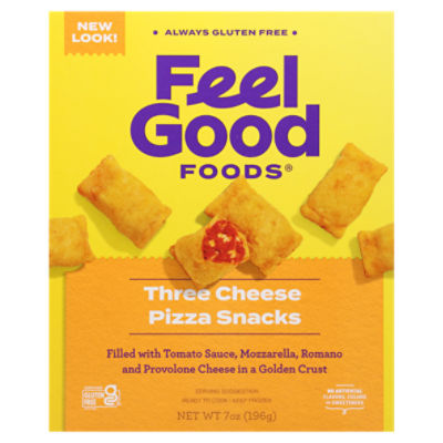 Feel Good Foods Three Cheese Pizza Snacks 7 oz - The Fresh Grocer