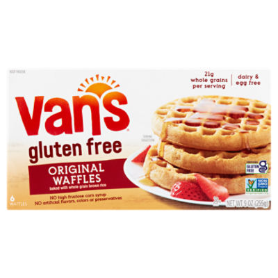Vans Natural Foods Waffles - Wheat & Gluten Free, 9 oz - The Fresh Grocer