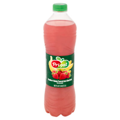 Prigat Strawberry Banana Flavored Juice Blend Drink, 50.7 fl oz, 50.72 ...