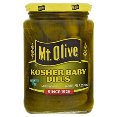 Mt. Olive Kosher Baby Dills Fresh Pack, 24 fl oz - ShopRite