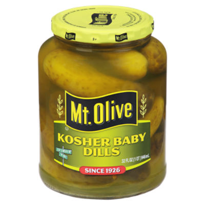 Mt. Olive Kosher Baby Dills Fresh Pack, 32 fl oz - ShopRite