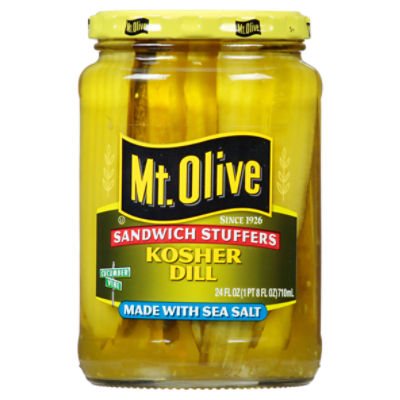 Mt. Olive Sandwich Stuffers Kosher Dill Fresh Pack, 24 fl oz - ShopRite