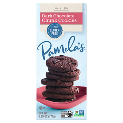 Pamela's Gluten Free Dark Chocolate Chunk Cookies, 6.25 oz - Fairway
