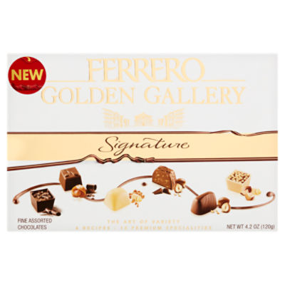 Ferrero Golden Gallery Signature Fine Assorted Chocolates, 12 count, 4.2 oz