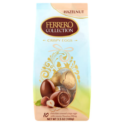 Ferrero Collection Chocolate Covered Crispy Eggs with Hazelnut Filling ...