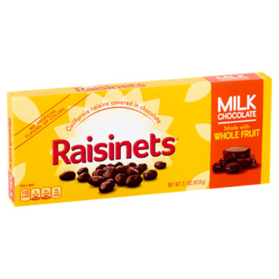 Raisinets California Raisins Covered in Milk Chocolate, 3.1 oz
