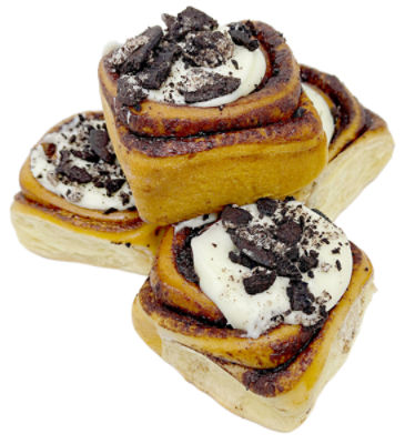 Fresh Bake Shop Oreo Rolls with Oreo Icing, 4 Pack